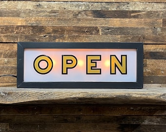 Open Sign, Open Closed Sign, Vintage Style, Vintage Style Open Closed ...