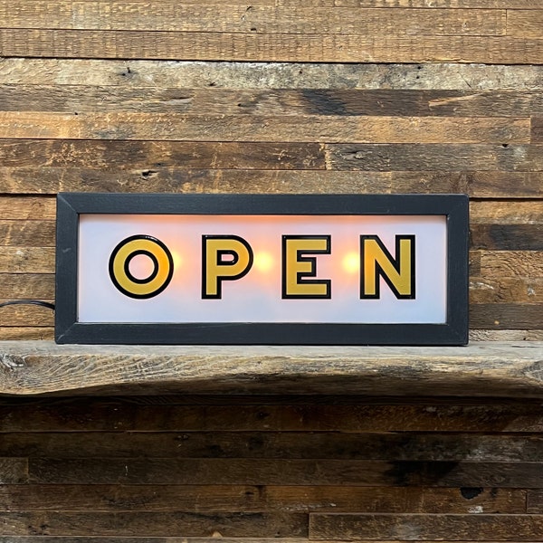 Vintage Open Sign - Etsy