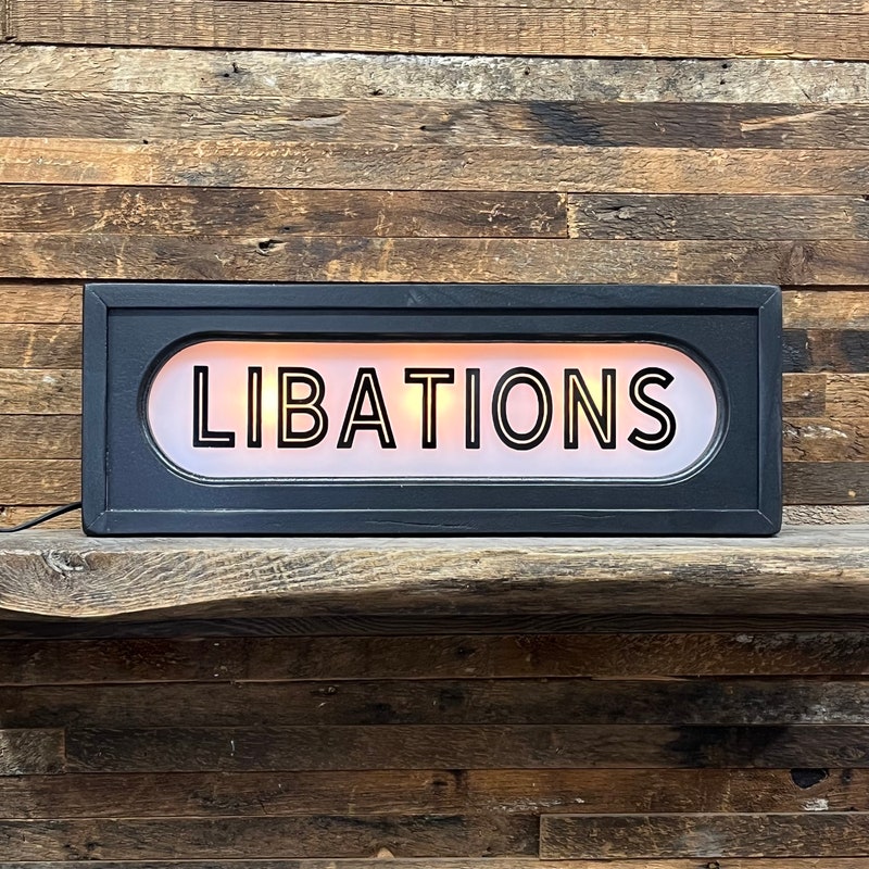 Libation Signs - Etsy