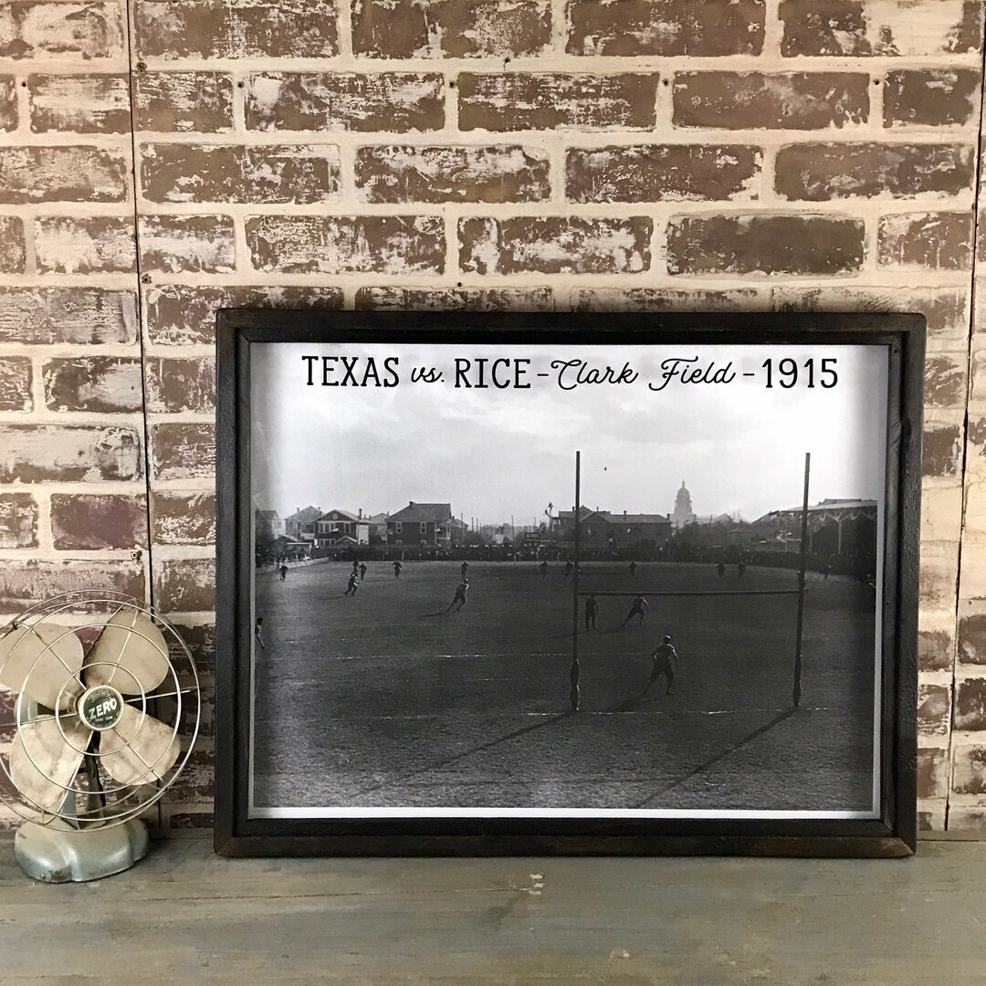 Texas Longhorns Vs Rice Game – Clark Field - Old Photo of Texas ...