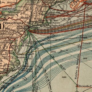 Three Piece World Map – 1882 World Map – Triptych Set - Etsy