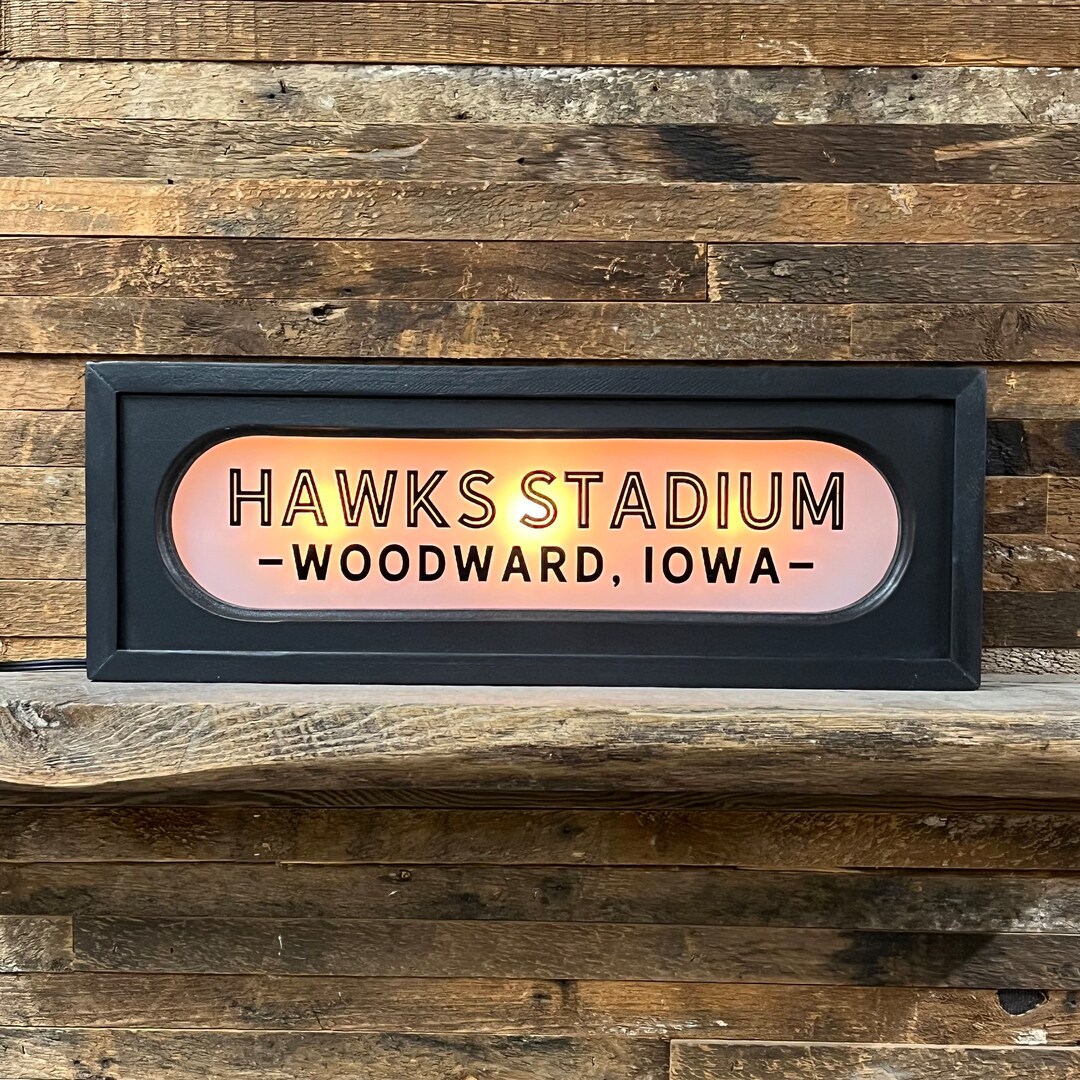 Custom Baseball Sports Stadium Themed Vintage Style Lighted Sign - Etsy