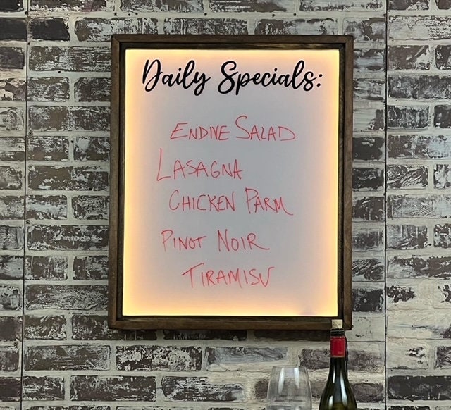 Weekly Dinner Specials Sign