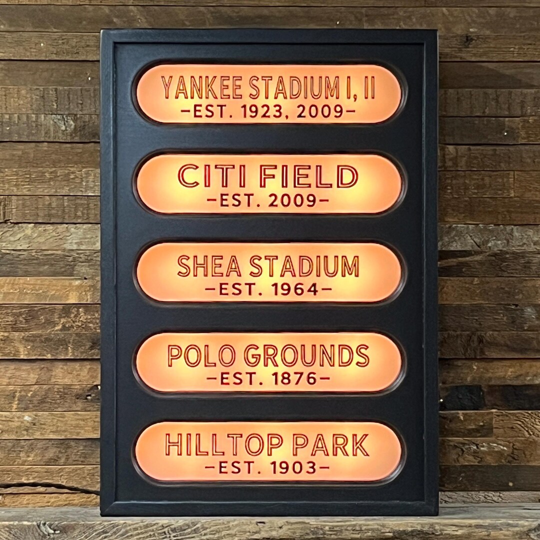 New York City Sport Stadium Field Multi Opening Lighted Sign ...
