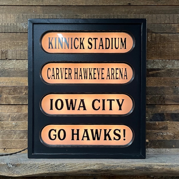 Iowa Hawkeye Sign - Etsy