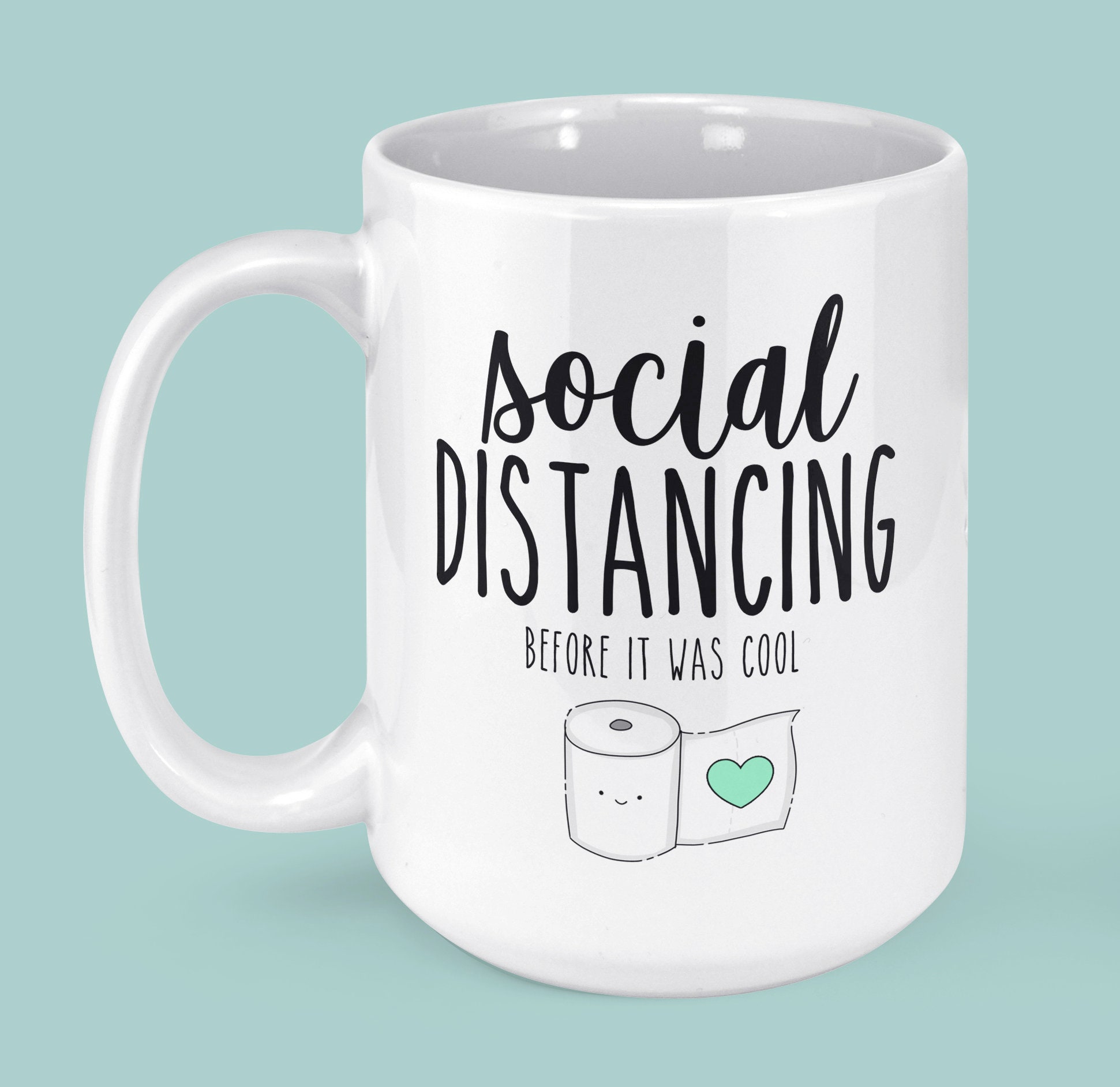 Social Distancing Cup For Friend Quarantine Mug Long | Etsy