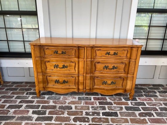 Solid Wood Provincial Chest of Drawers Vintage French | Etsy