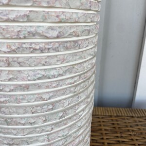 Vintage Postmodern Lamp, Cylinder Shaped Lamp, Post Modern Textured ...