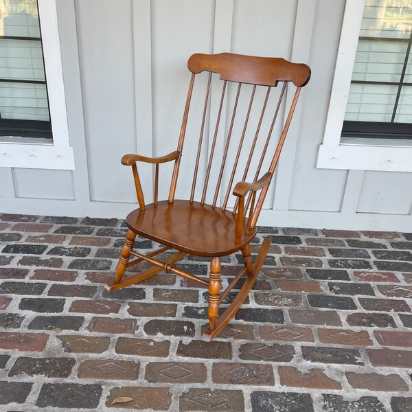Wood Rocking Chair - Etsy