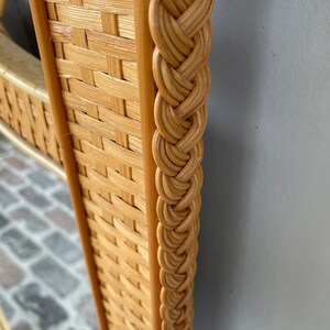 Boho Mirror, Entry Mirror, Rectangle Wood Mirror, Entryway Mirror ...