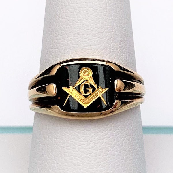 Freemason Ring - Etsy