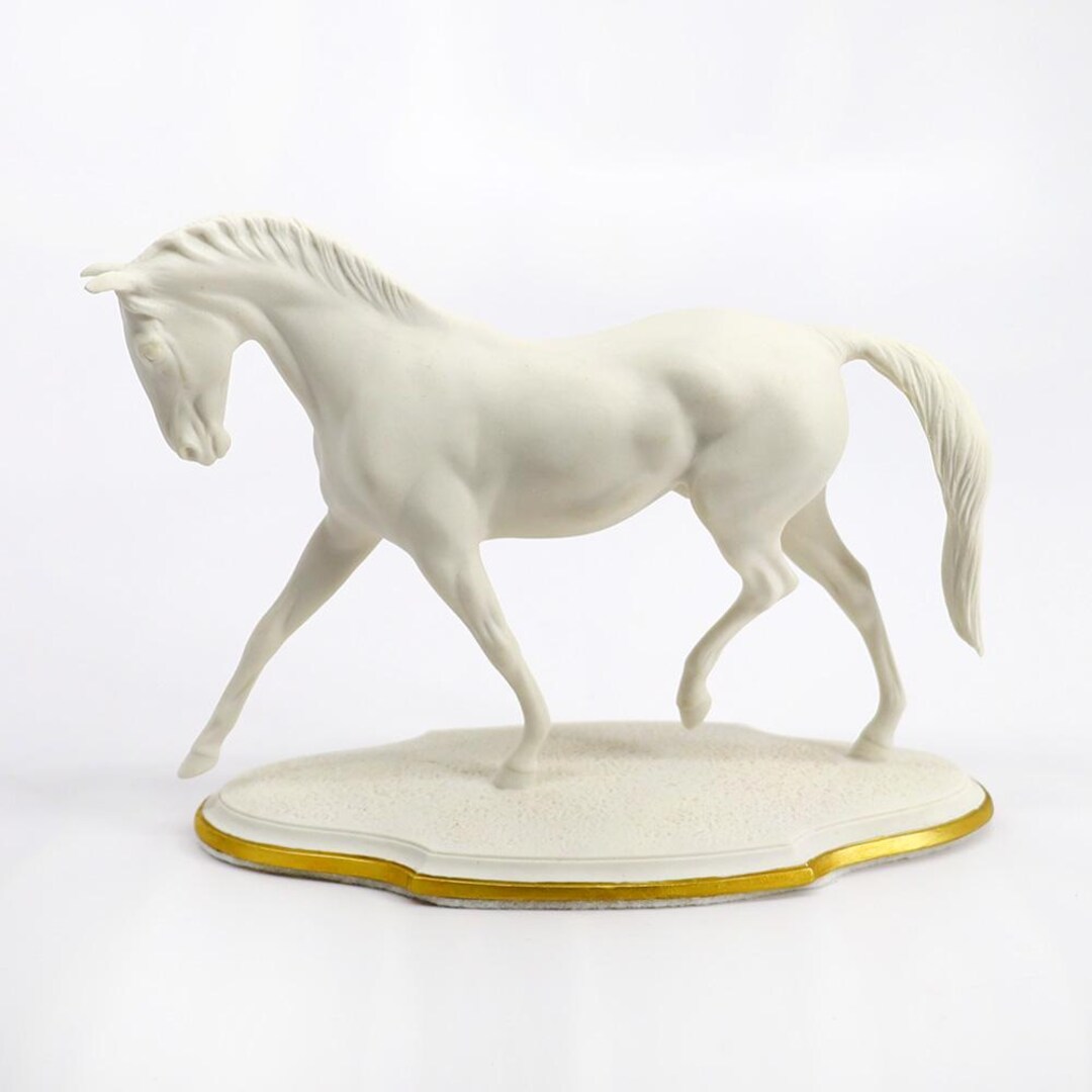 1981 Franklin Mint 'spanish Riding School - Trot Allongé' Bisque ...