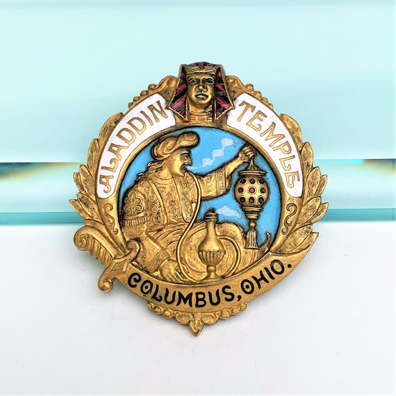 Rare Early 20th Century Aladdin Temple of Columbus, O… - Gem