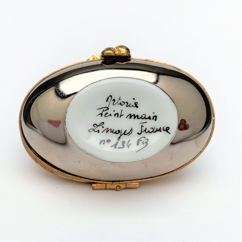 Retired Limoges, France Porcelain Banana Split/ice Cream Sundae Trinket ...
