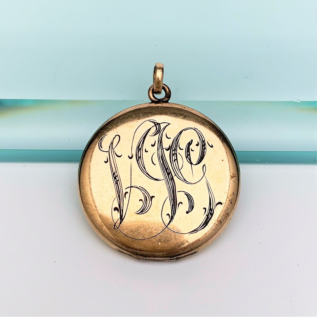 Antique Edwardian Era Gold Filled Locket by W&S.B. - Etsy