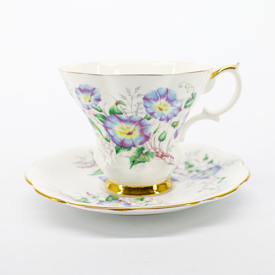 Royal Albert 'morning Glory' Tea Cup and Saucer From the Friendship ...