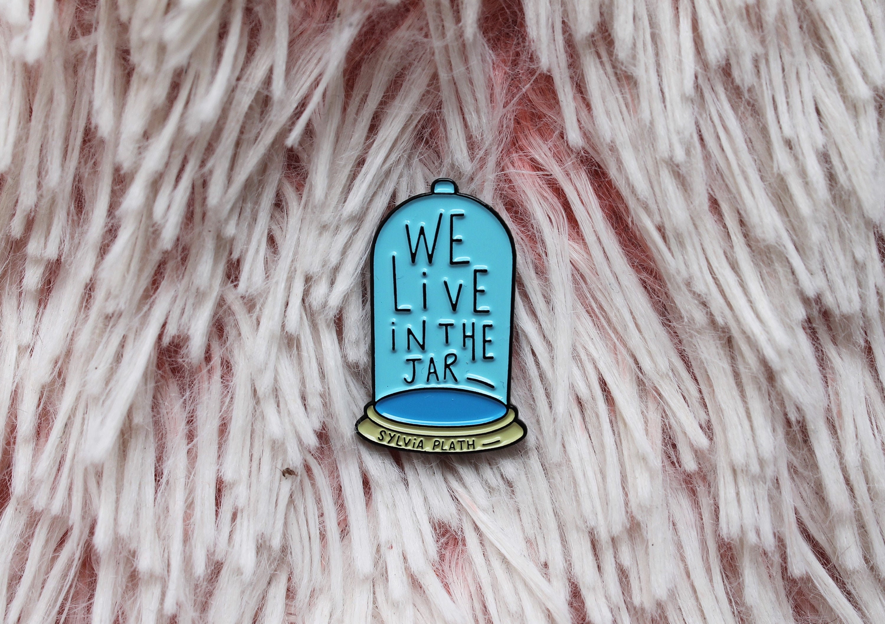 THE BELL JAR Soft Enamel Pin Literature Lapel Pin Blue | Etsy
