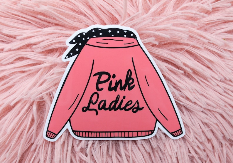 Vinyl Sticker PINK LADIES Grease Sticker Gift | Etsy