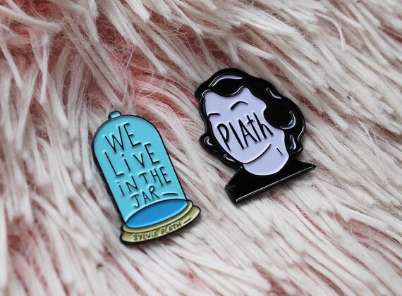 THE BELL JAR Soft Enamel Pins Set Literature Lapel Pin | Etsy
