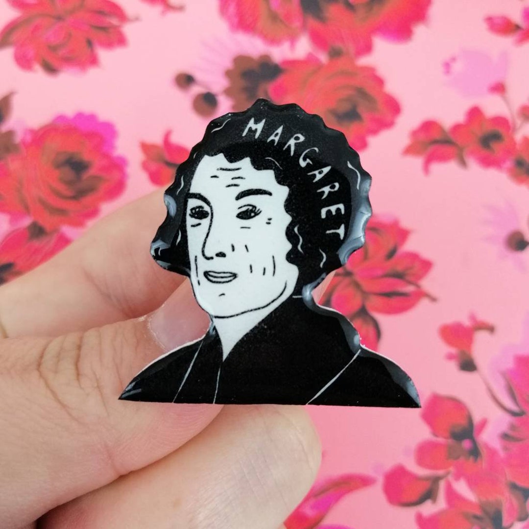 Pin margaret Atwood Brooch Portrait Margaret Atwood Gift - Etsy