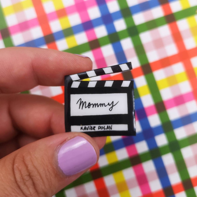 Custom Clap Board Cinema Brooch Favourite Movie Clapper - Etsy