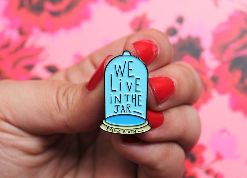 THE BELL JAR Soft Enamel Pin Literature Lapel Pin Blue | Etsy