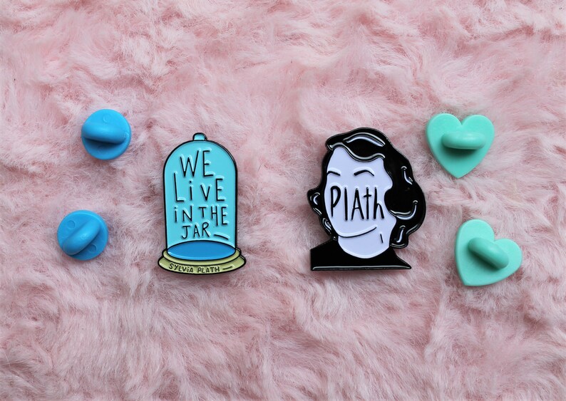 THE BELL JAR Soft Enamel Pins Set Literature Lapel Pin | Etsy