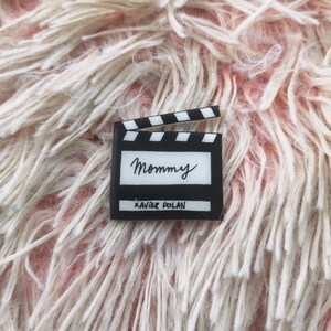 Custom Clap Board Cinema Brooch - Favourite Movie Clapper Brooch ...
