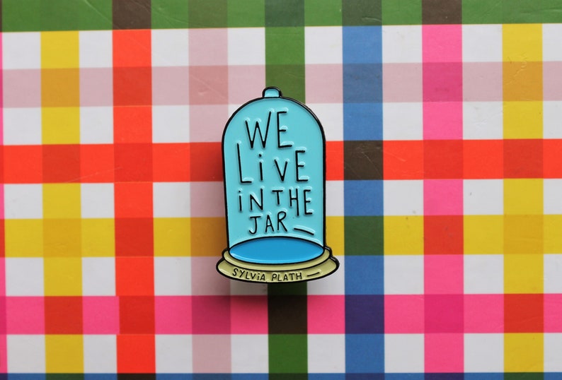 THE BELL JAR Soft Enamel Pin Literature Lapel Pin Blue | Etsy