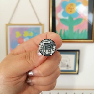 DISCO BALL Soft Enamel Pin - 80s Lovers Gift - Gift - Etsy