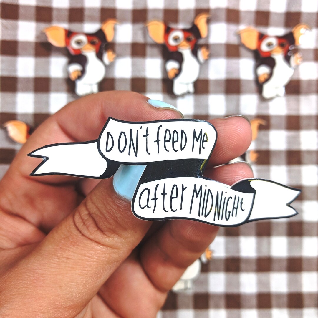 Don't Feed Me After Midnight Brooch Gift Christmas - Etsy