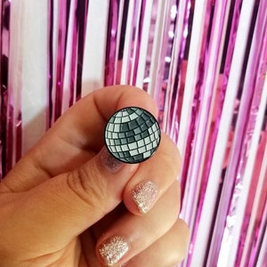 DISCO BALL Soft Enamel Pin - 80s Lovers Gift - Gift - Etsy