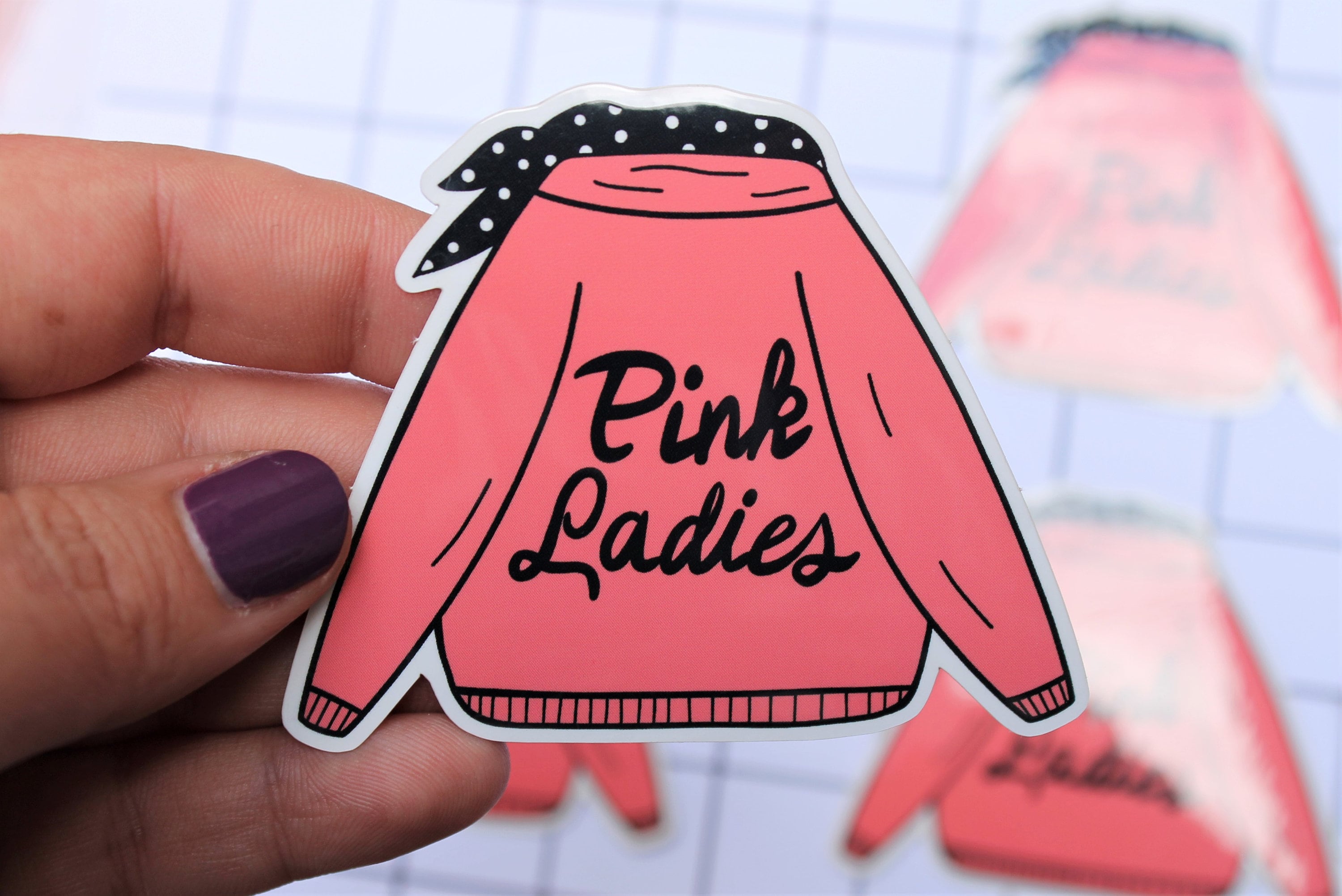 Vinyl Sticker PINK LADIES Grease Sticker Gift | Etsy