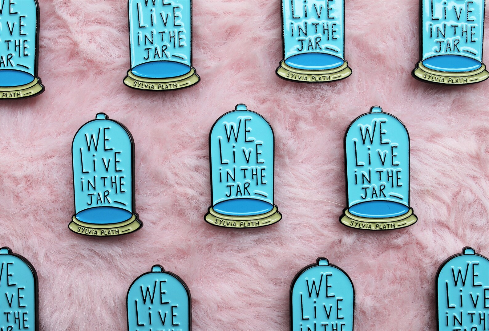 THE BELL JAR Soft Enamel Pin Literature Lapel Pin Blue - Etsy