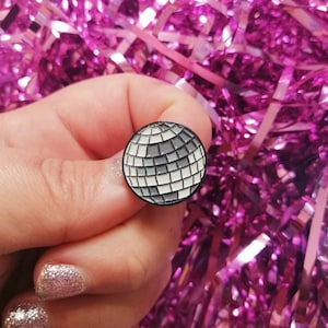 DISCO BALL Soft Enamel Pin - 80s Lovers Gift - Gift - Etsy