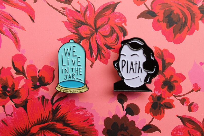 THE BELL JAR Soft Enamel Pins Set Literature Lapel Pin - Etsy