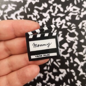 Custom Clap Board Cinema Brooch - Favourite Movie Clapper Brooch ...