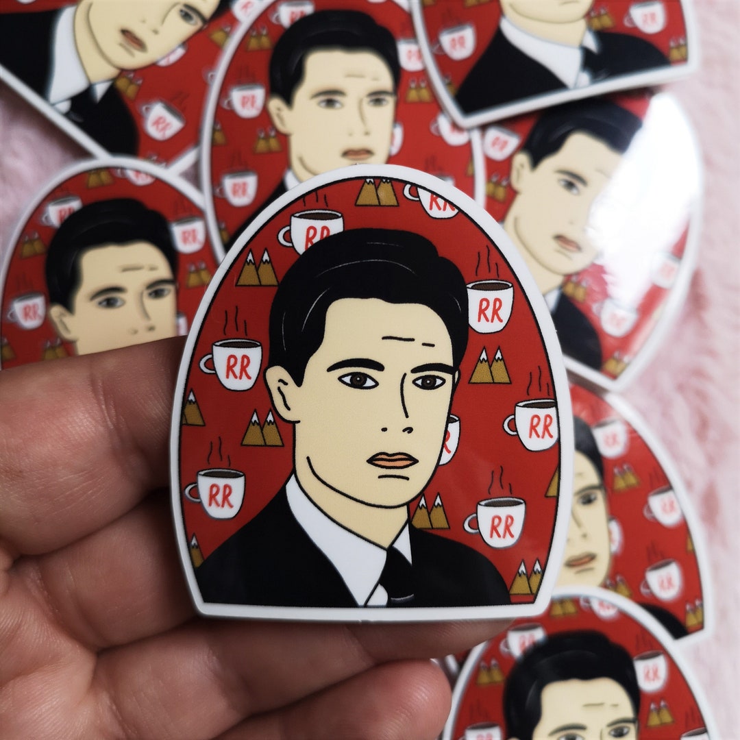 Vinyl Sticker AGENT DALE COOPER Twin Peaks Sticker Gift - Etsy