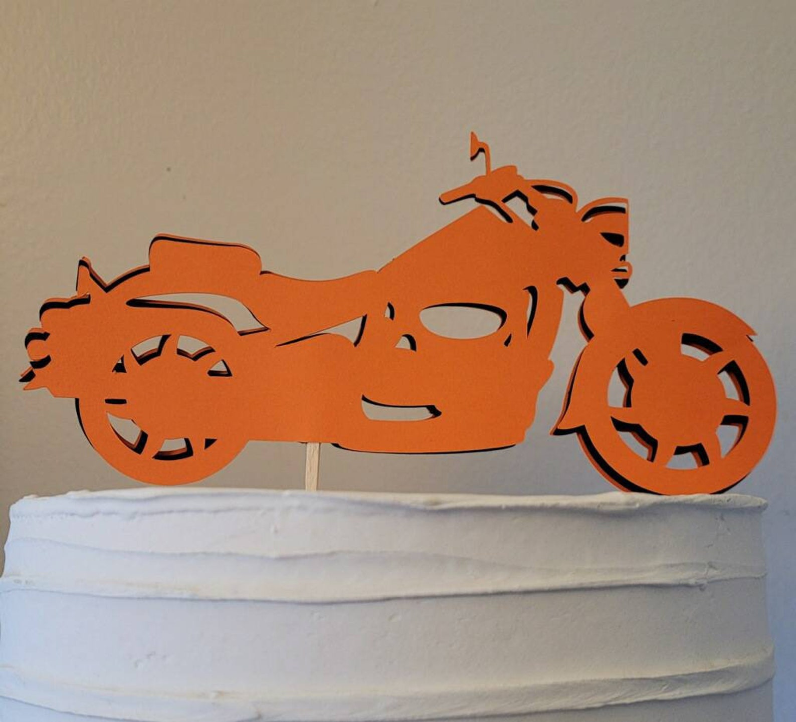 Motorcycle Cake Topper, Motorcycle Birthday Decoration, Motorcycle ...