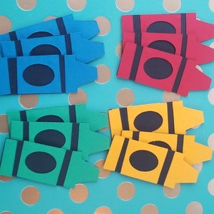 Crayon Cake & Cupcake Toppers Birthday Party Back to School - Etsy