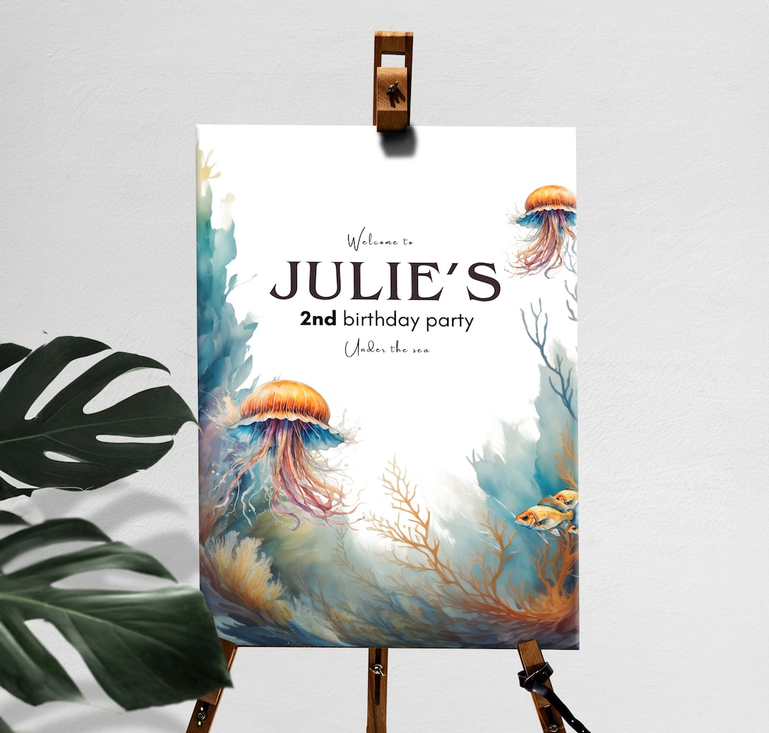 Under the Sea Welcome Sign 16 X 20 - Etsy