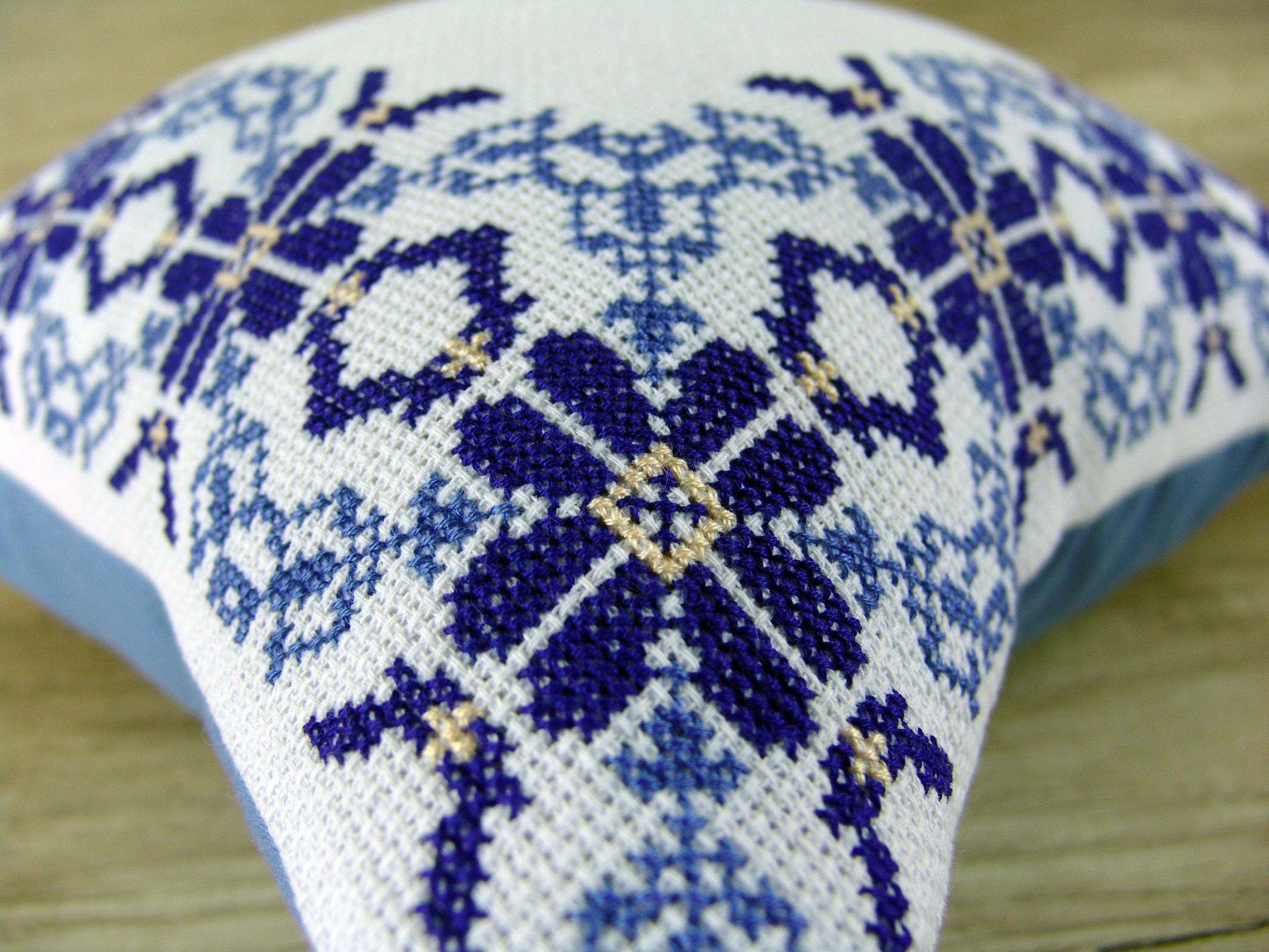 Custom Needlepoint Personalized CUSHION COVER Navy Blue - Etsy Sweden