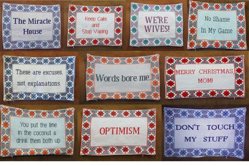 PRIVATE ORDER Custom Cross Stitch PILLOWCASE - Etsy