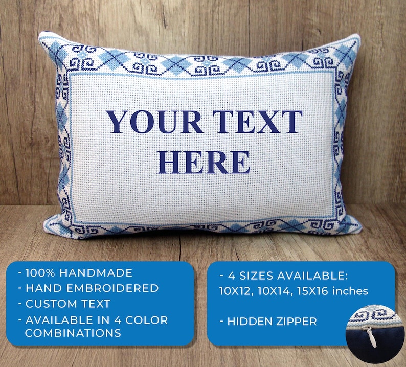 PRIVATE ORDER Custom Cross Stitch PILLOWCASE - Etsy