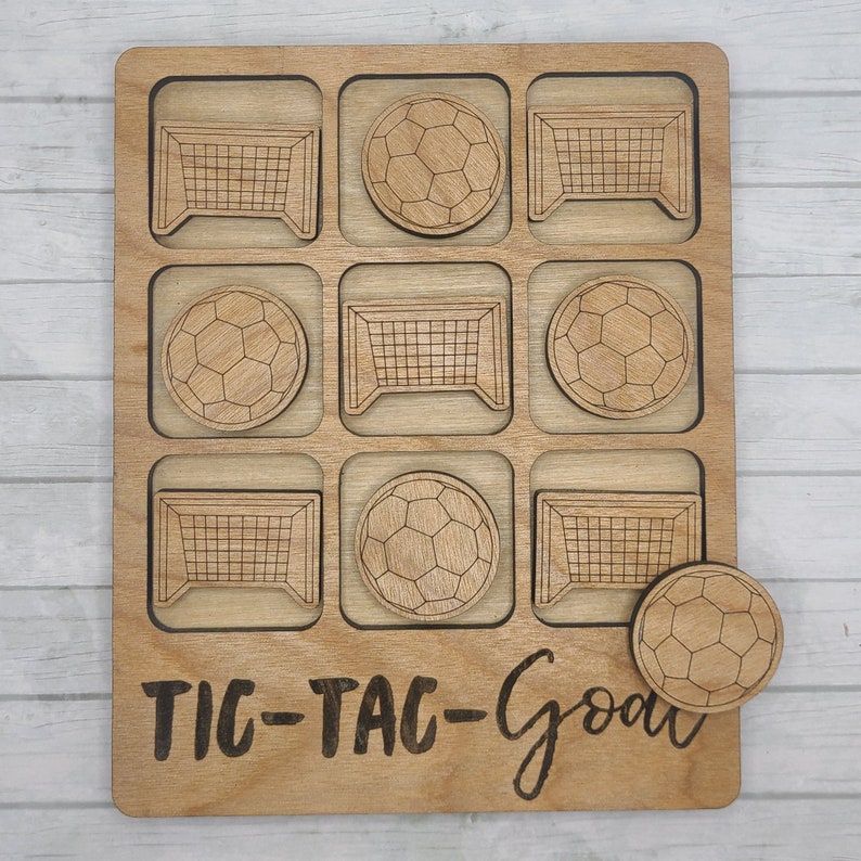 Tic-tac-toe Board Game, Soccerthemed- Party Game for Children/adults ...