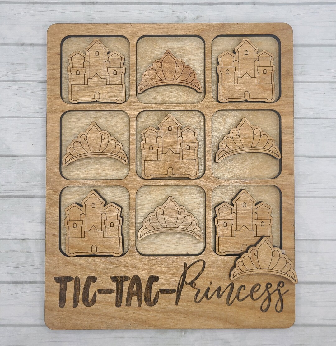 Tic-tac-toe Board Game, Princess- Party Game for Children/adults ...