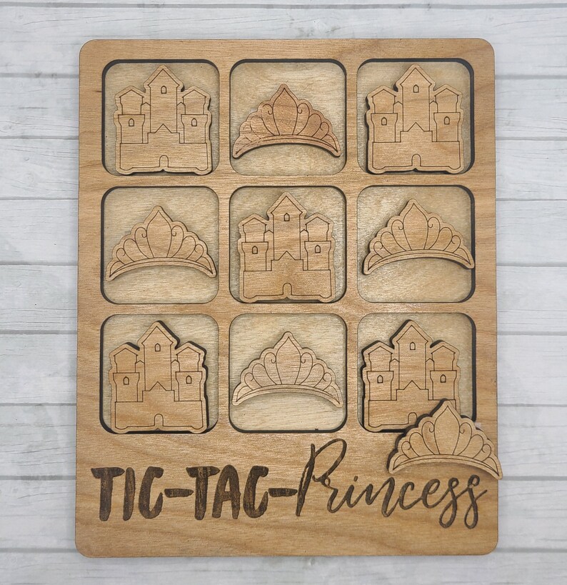 Tic-tac-toe Board Game, Princess- Party Game for Children/adults ...