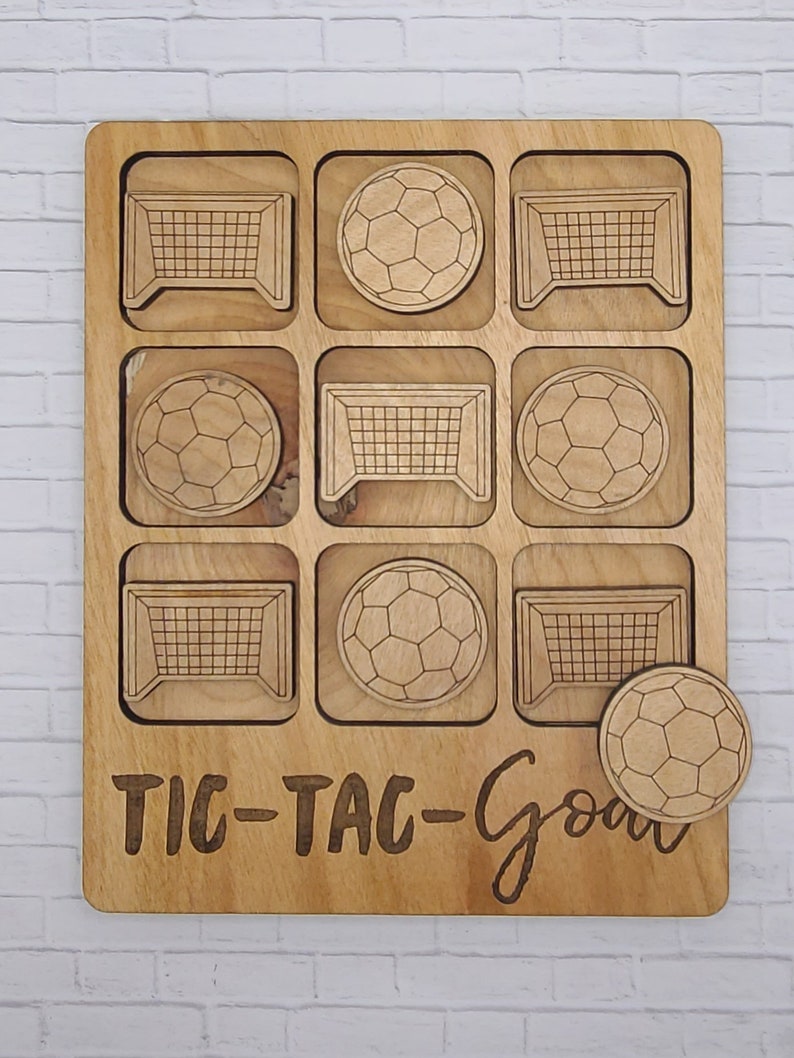 Tic-tac-toe Board Game, Soccerthemed- Party Game for Children/adults ...