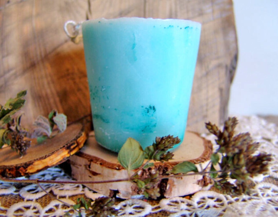 Peppermint Candle. Palm Wax Candle. Peppermint Scented Candle. - Etsy