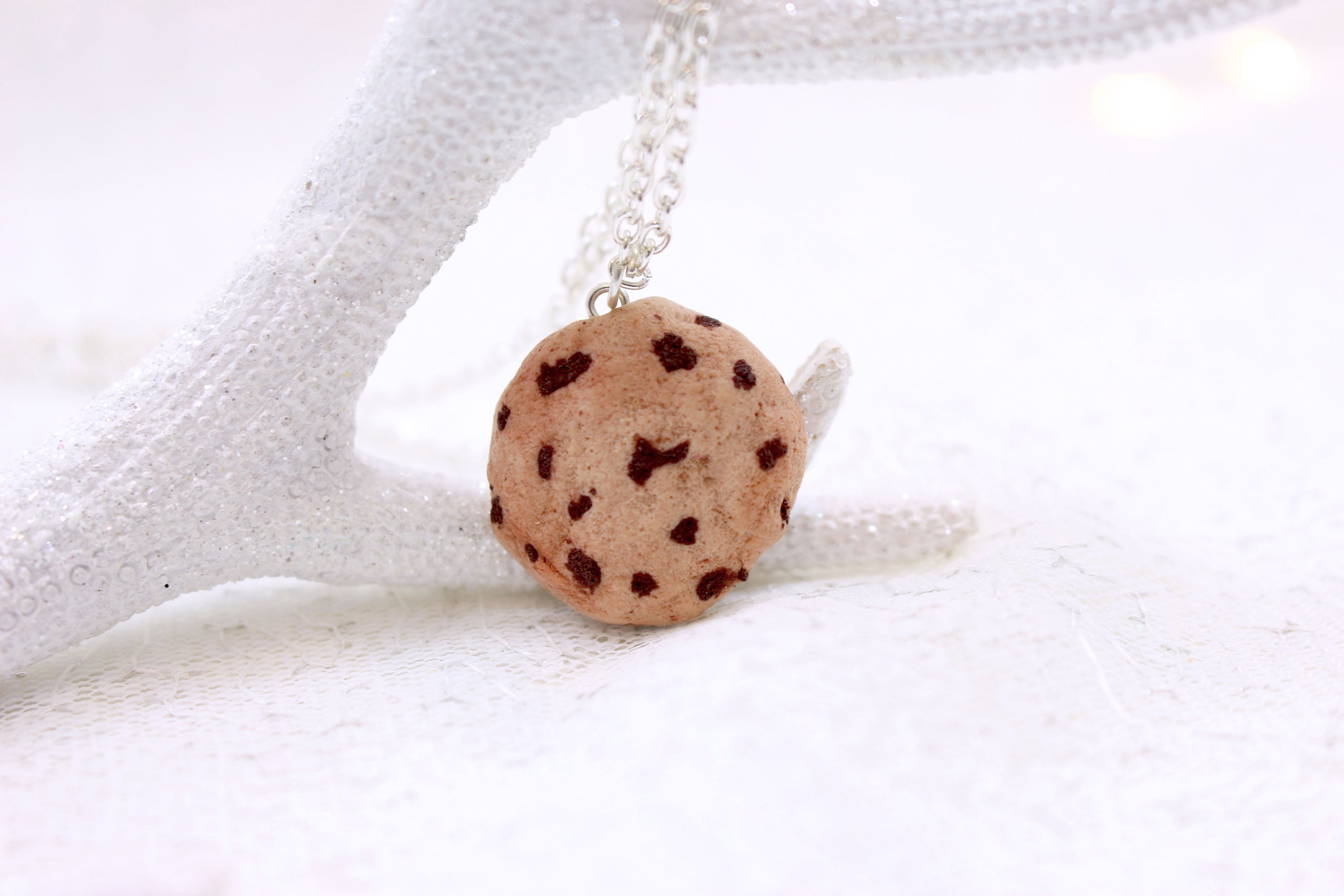 Cookie Necklace | Food Jewellery | Scented Chocolate Chip Cookie ...